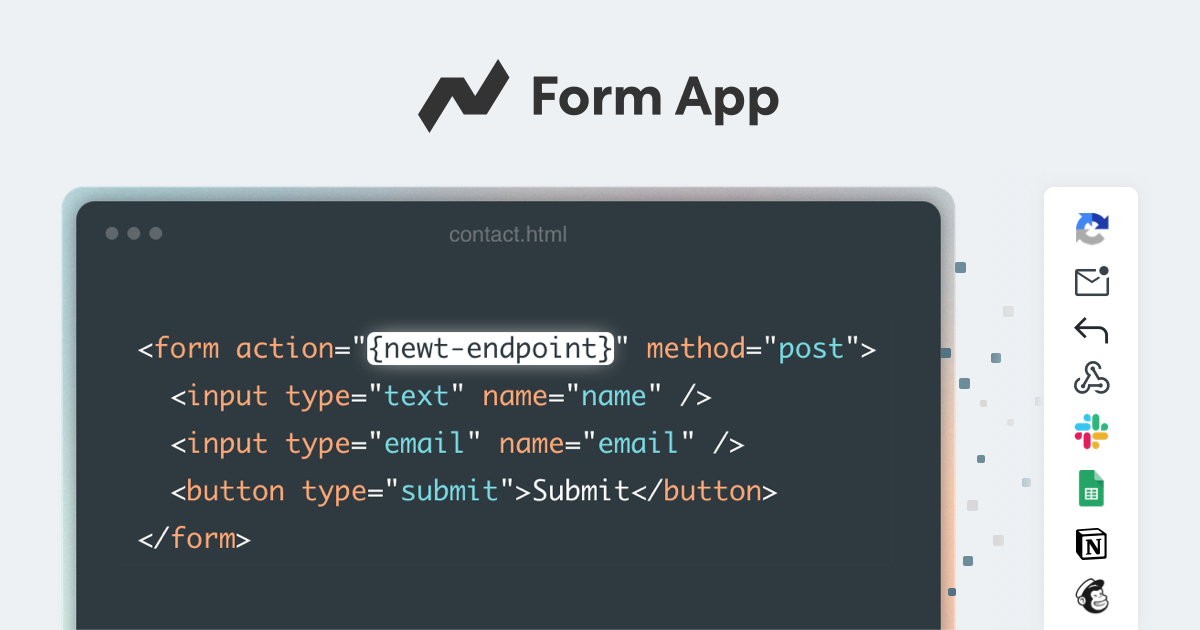 ヘッドレスCMS「Newt（ニュート）」、エンドポイントひとつで本格的なフォームを構築できる「Form App」の提供を開始